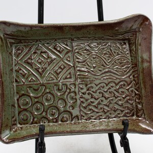 Hand Built Stoneware Tray - Etsy