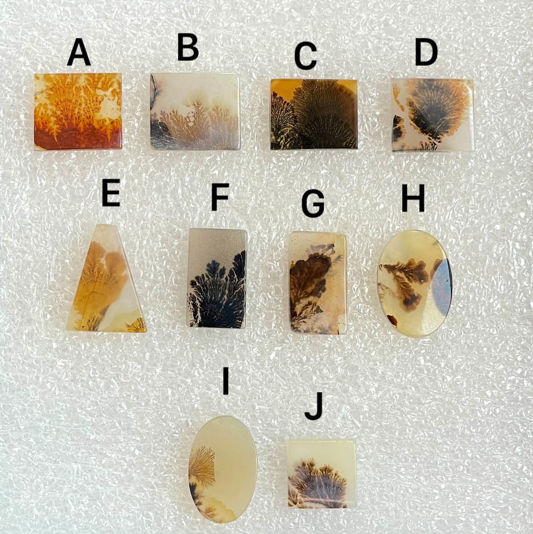 Natural Dendritic Scenic Agate,scenic Agate Gemstone,shajal Agate ,agate Slice for Jewellery ...