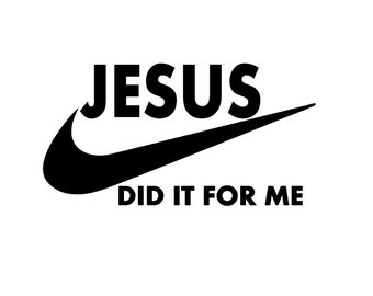 Jesus Did It Nike Svg - Etsy Singapore