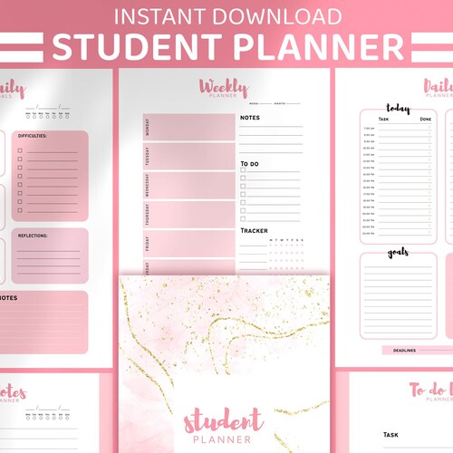 Printable Student Organizer Middle School/high School - Etsy