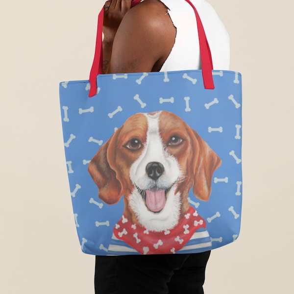 Beagle Tote Bag - Etsy