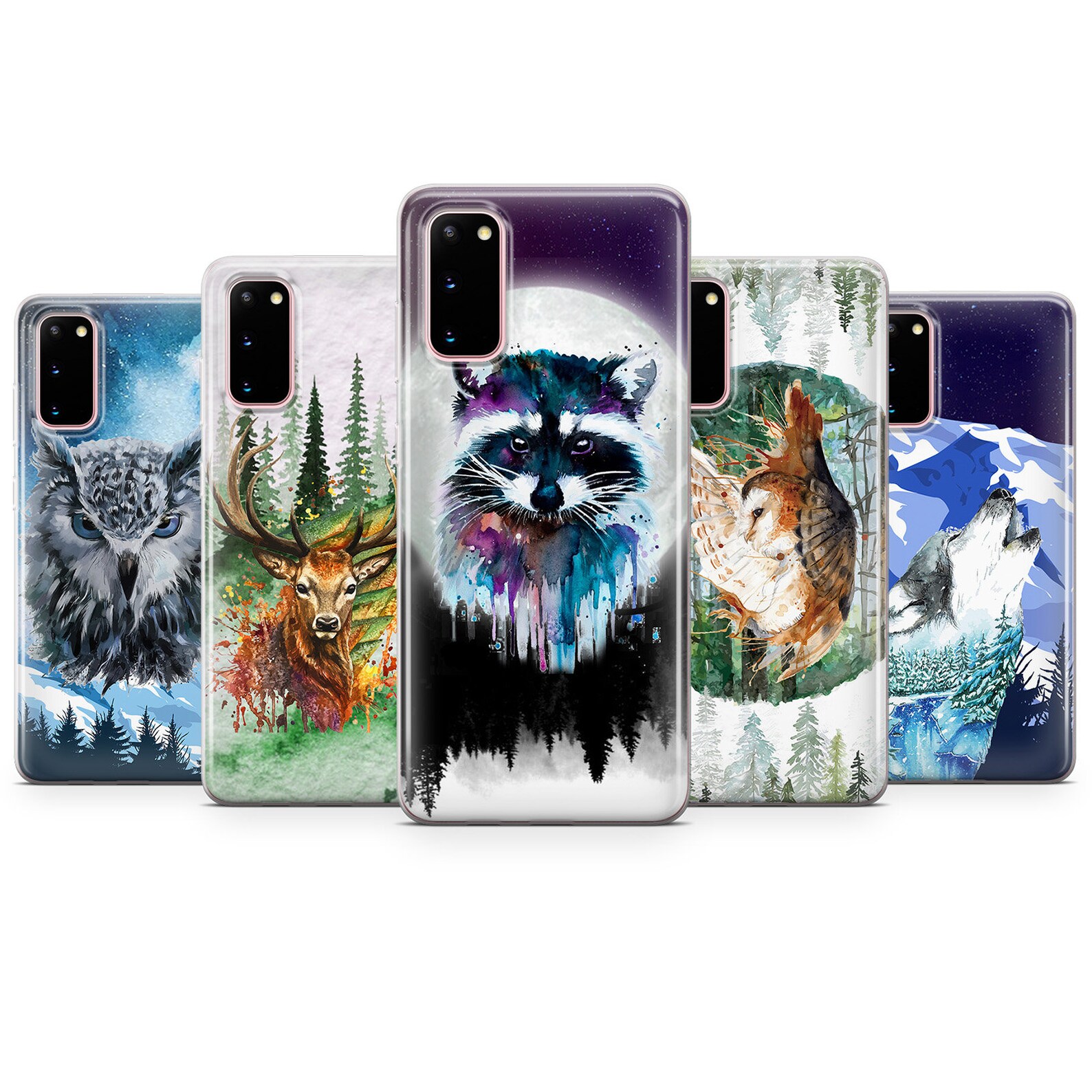 Animal Phone Case Wild Nature Forest Gel Cover for Samsung - Etsy