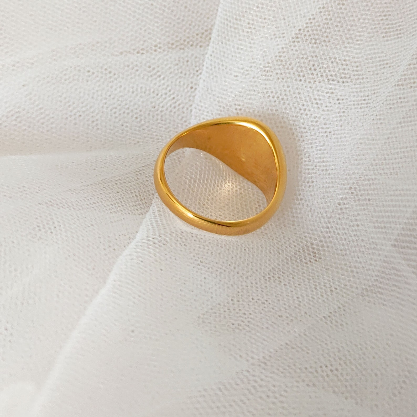 Women Body Rings Engraved Rings Round Signet Rings Stainless - Etsy