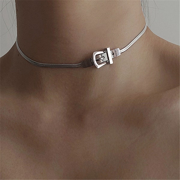 Belt Buckle Necklace - Etsy