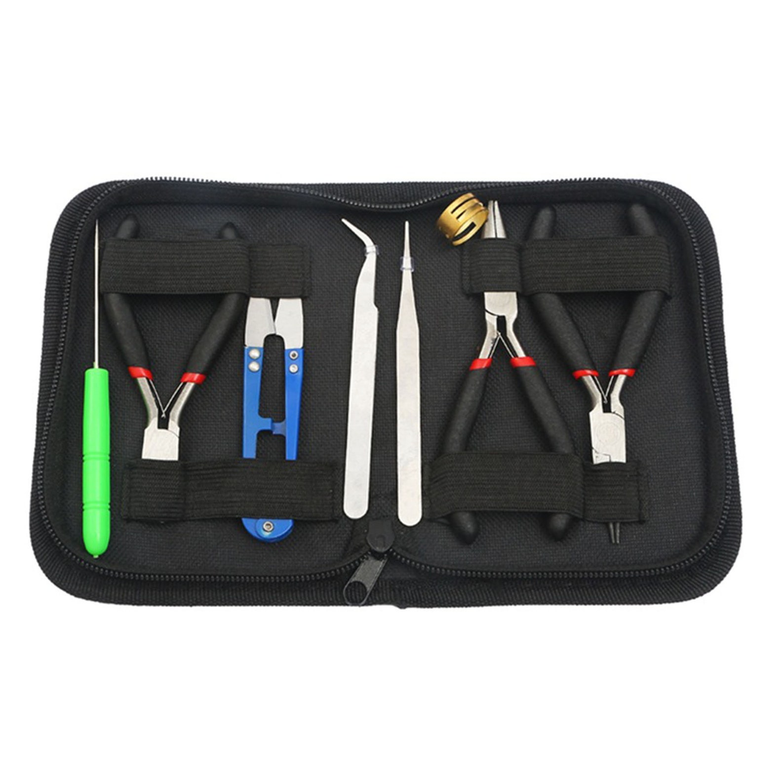 8 Pieces Diy Jewelry Tool Set With Black Case Making Etsy