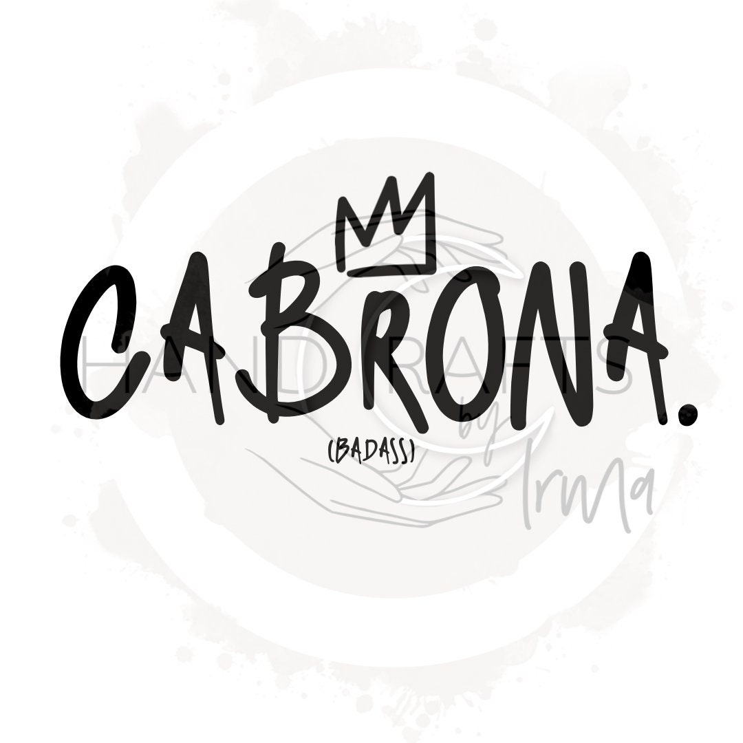 Cabrona Shirt Png Sublimation Design Latina Design Latinx Sublimation ...