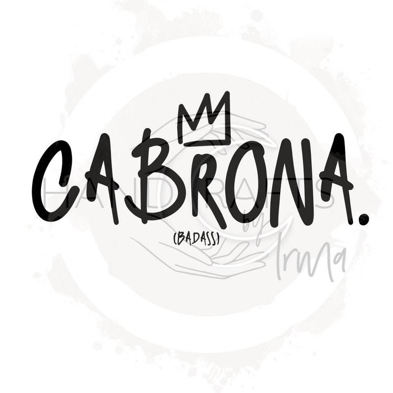 Cabrona Shirt Png Sublimation Design Latina Design | Etsy