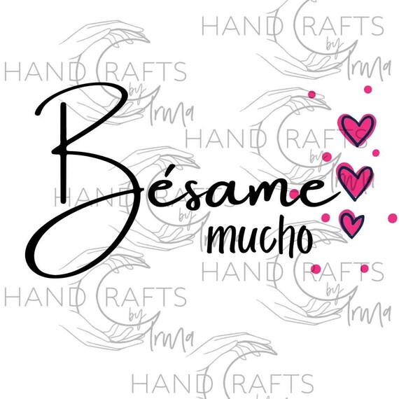 Besame Design Mexican Concha PNG Sublimation Design | Etsy