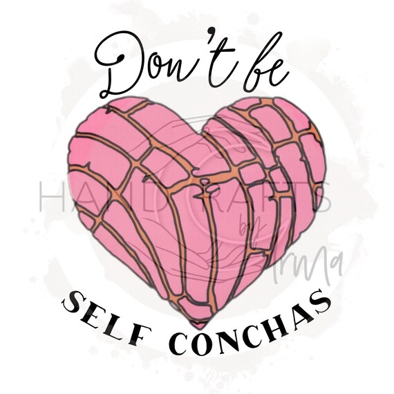 Drawing & Illustration Sublimation Design Latina SVG Pink Concha Pan ...