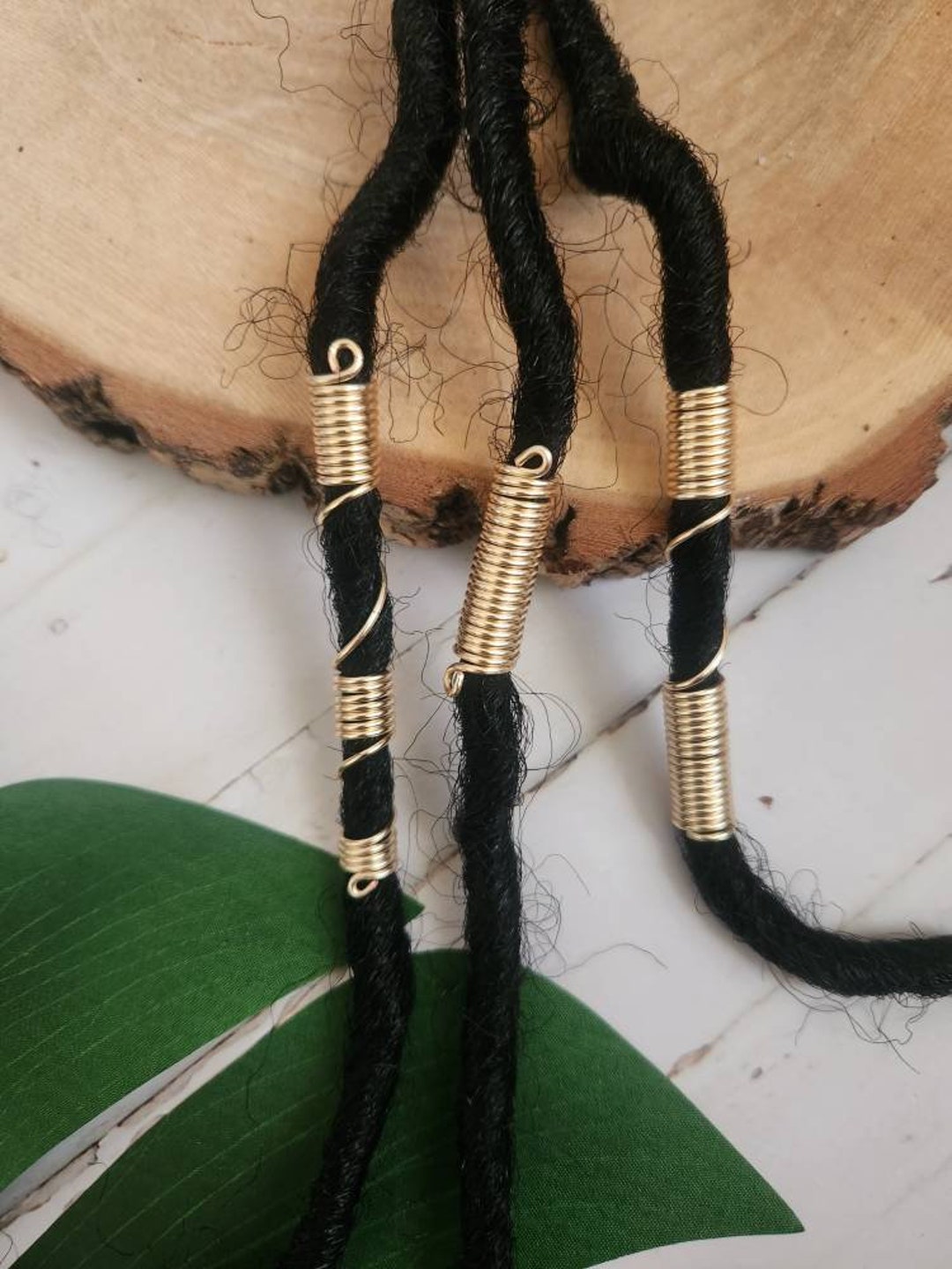 Set of 3 Handmade Loc/with Loop/ Dreadlock/ Braid/ Twist/ Spirals ...