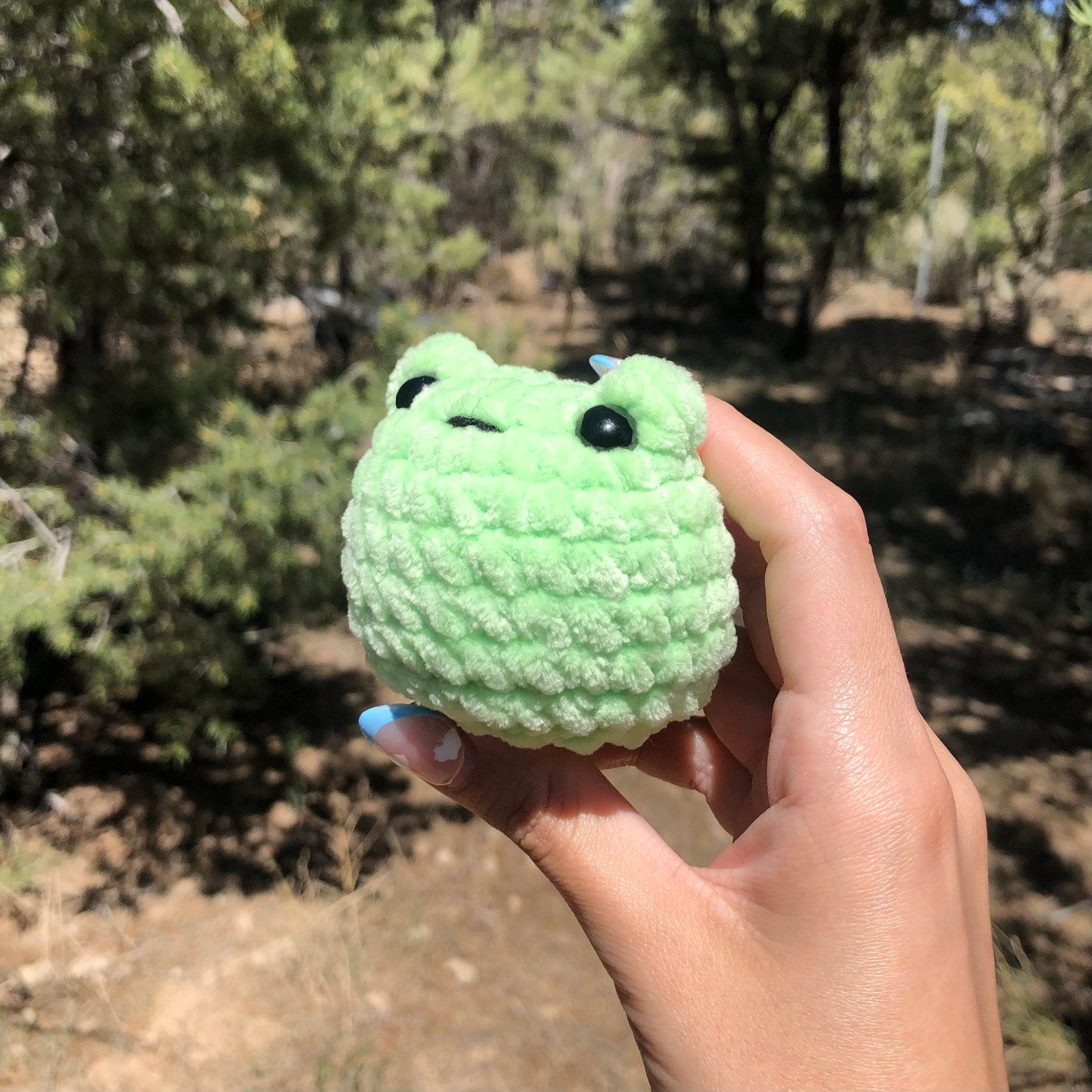 Crochet Mini Frog Plushie Amigurumi Plush Frog Plush - Etsy