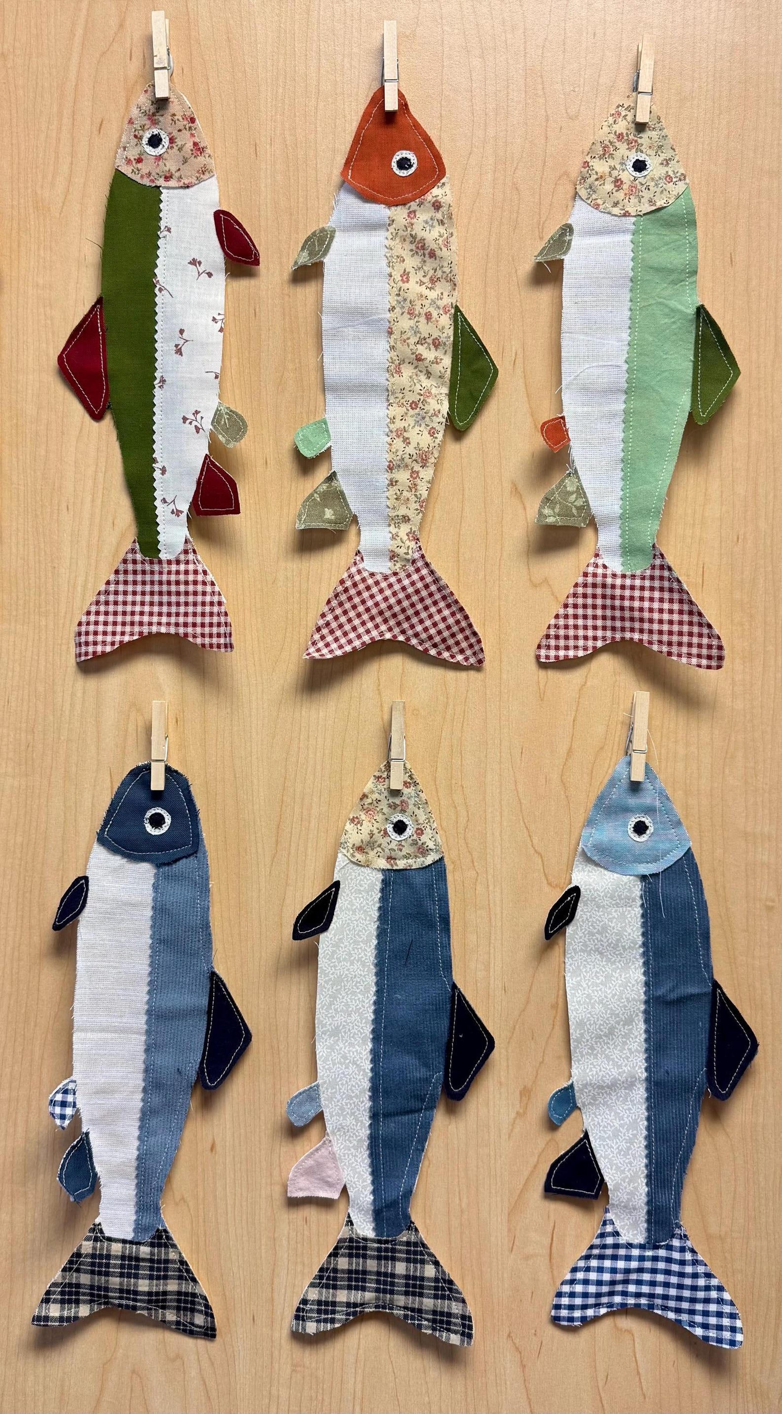 Patchwork Appliqué Trout Fish Sewing Pattern - Etsy