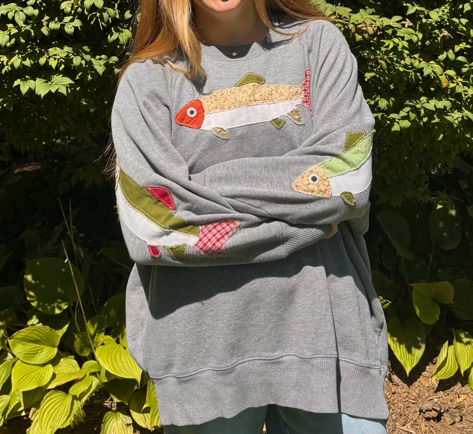 Sustainable Handmade Quilted Fish Sweatshirts (made to Order) - Etsy