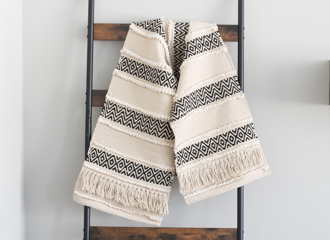 Hand Woven Table Runner / Table Runner / Neutral Table Decor / Dinning ...