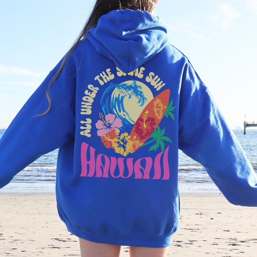 Hawaii Sweatshirt Preppy Stuff Maui Hoodie Coconut Girl Preppy Clothes ...