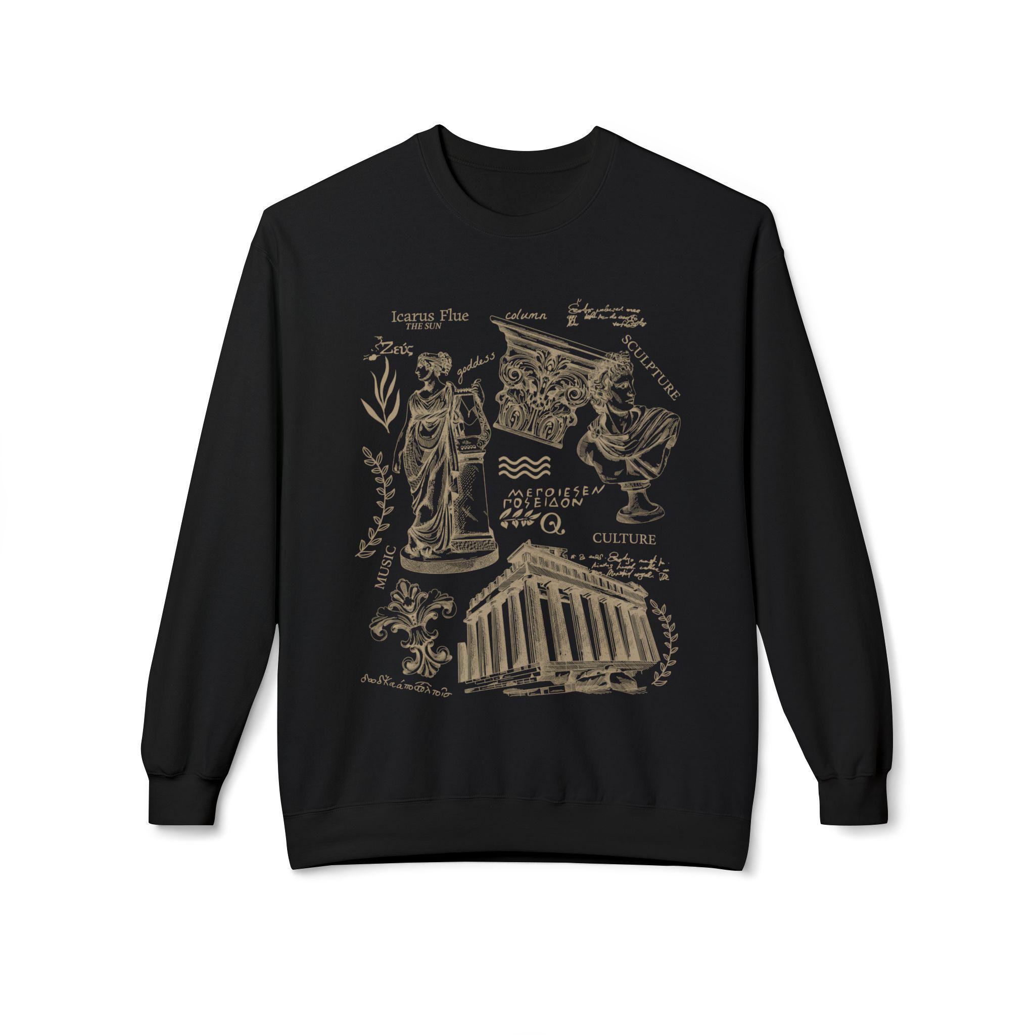 Greek Mythology Sweatshirt, Greek Gods, Greek Apparel, Goth Apparel ...