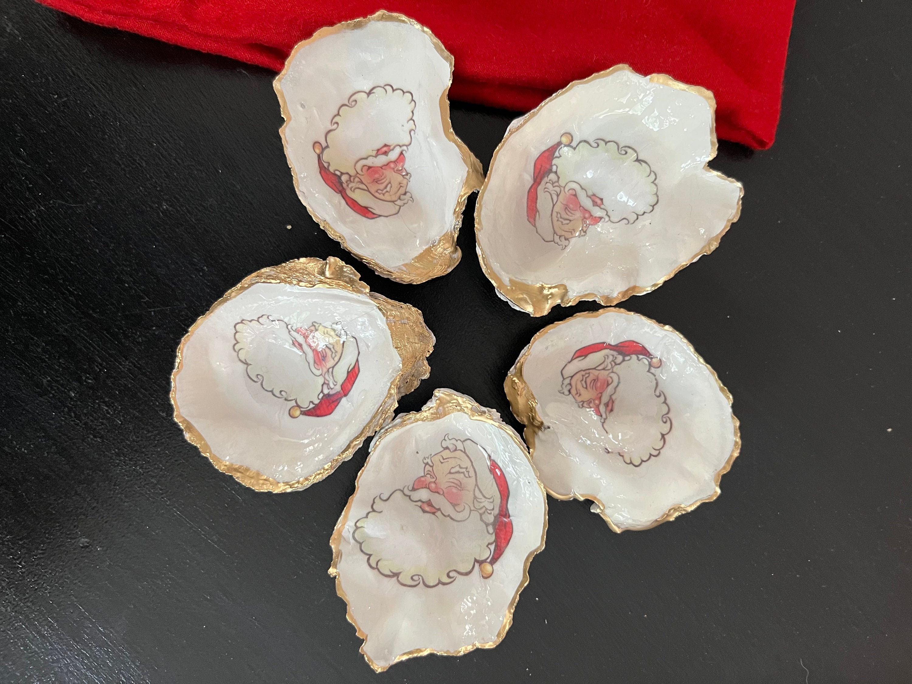 Oyster Shell Christmas Ornaments - Etsy