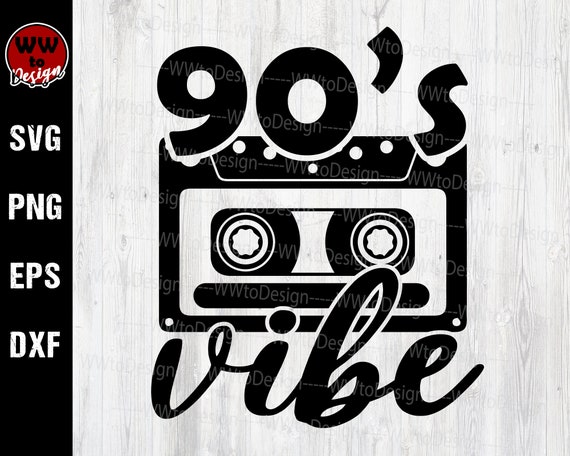 Art & Collectibles 90s svg Cassette Tape svg 90s vintage Digital ...