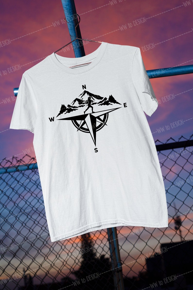 Runner Compass SVG File Runner Adventure Badge Svg Running - Etsy