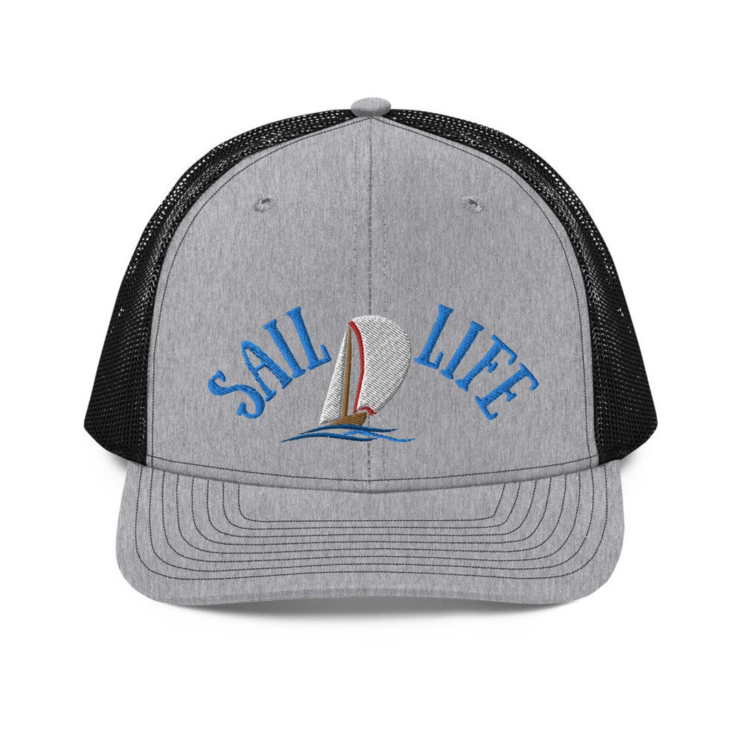 Sail Life Trucker Cap, Sailing Baseball Cap - Etsy
