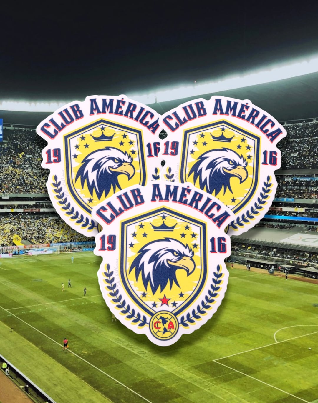 Club America - Stickers Set of 3 - Etsy