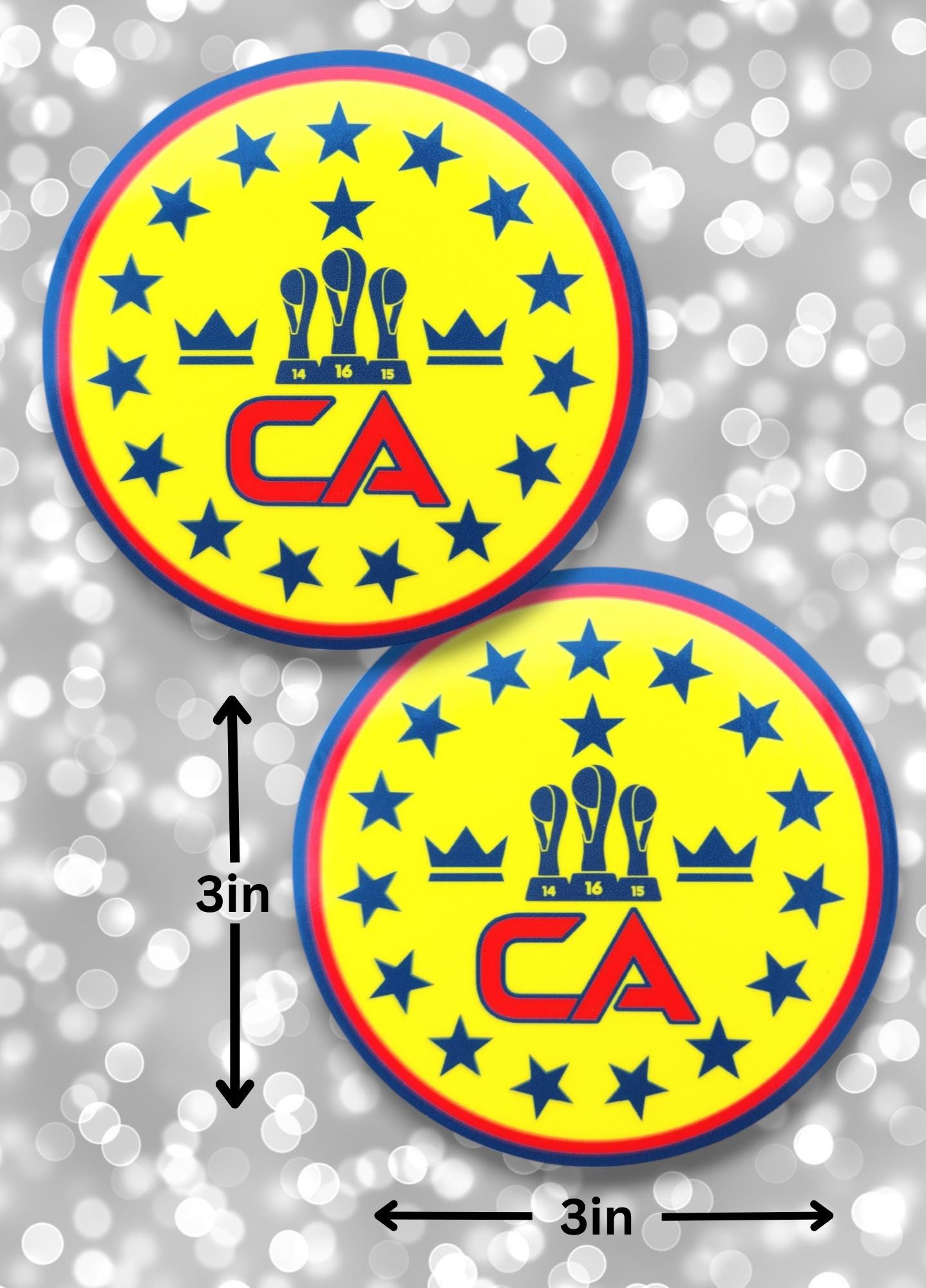 Club America Tricampeon - Club América Set of 2 Stickers - Etsy