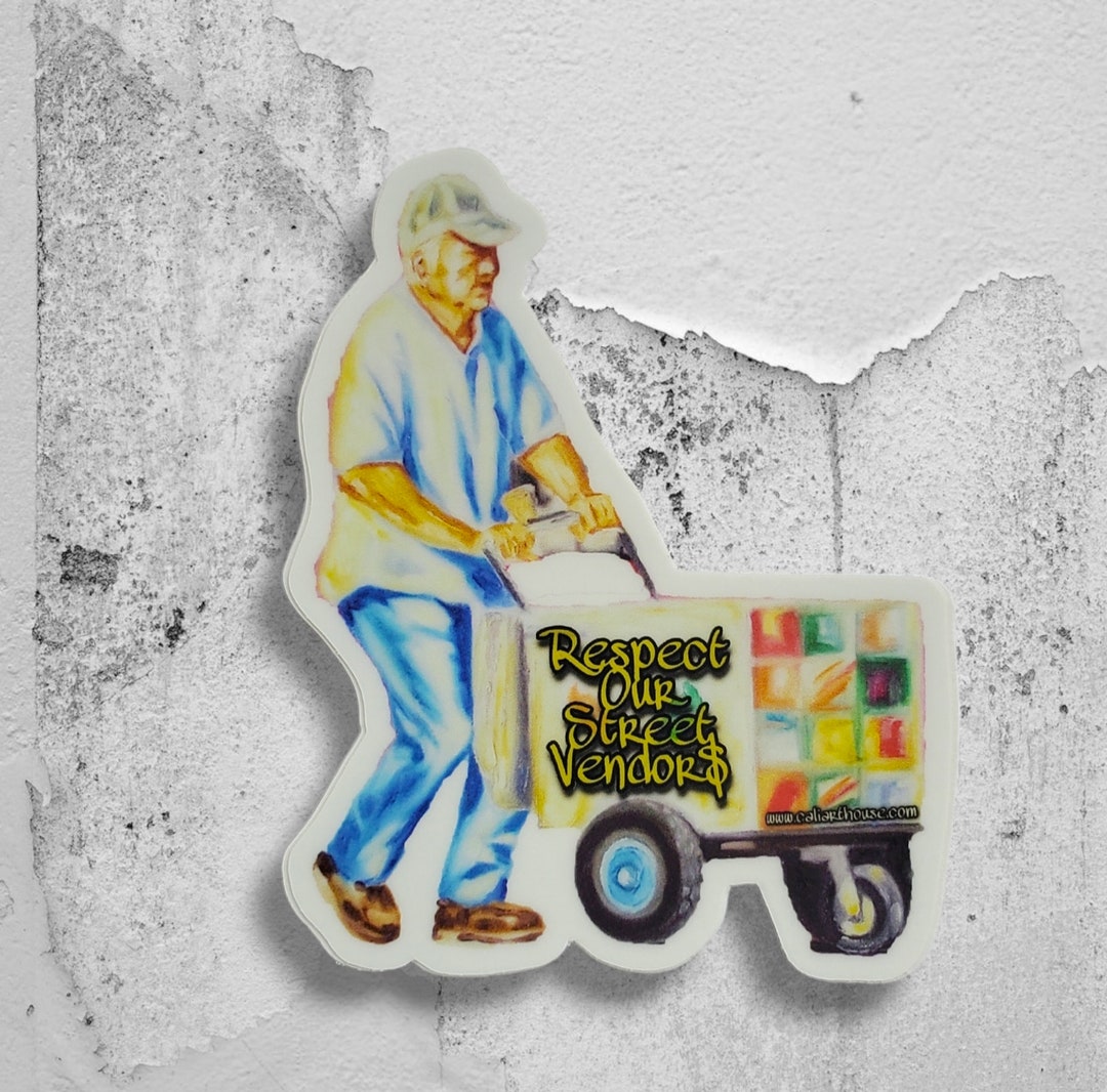 El Paletero Sticker, Street Vendor Sticker, El Paletero, Chicano Art - Etsy