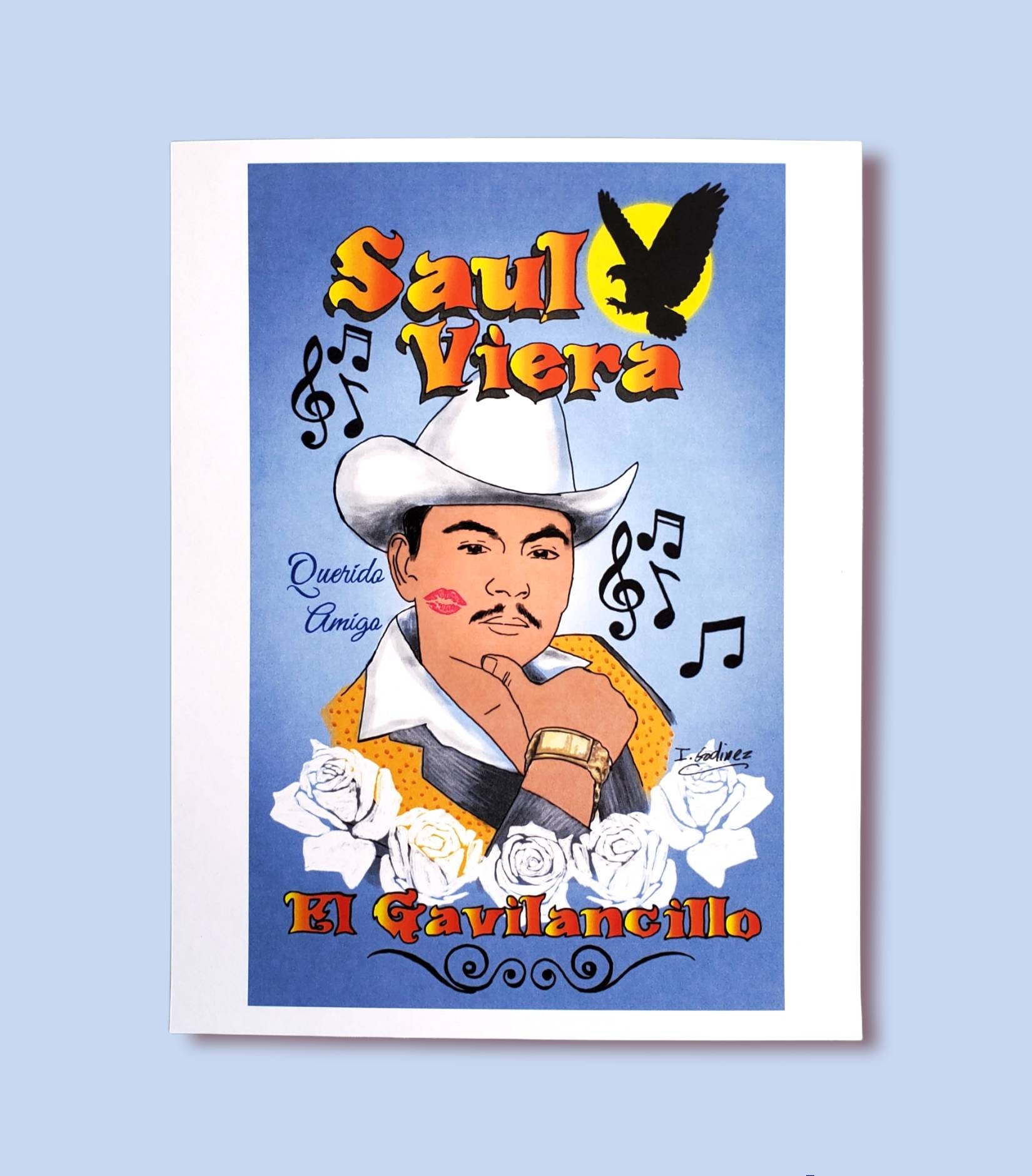 Saul Viera El Gavilancillo El Gavilancillo Corridos - Etsy