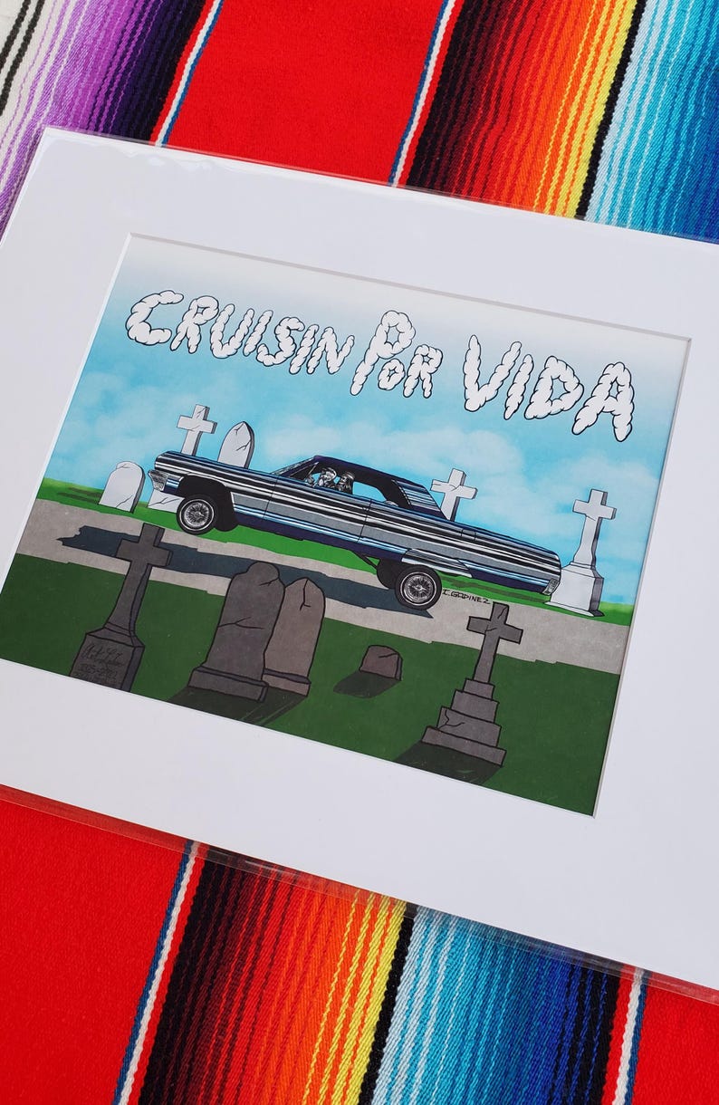 Lowrider Cruisin Art Print - Etsy