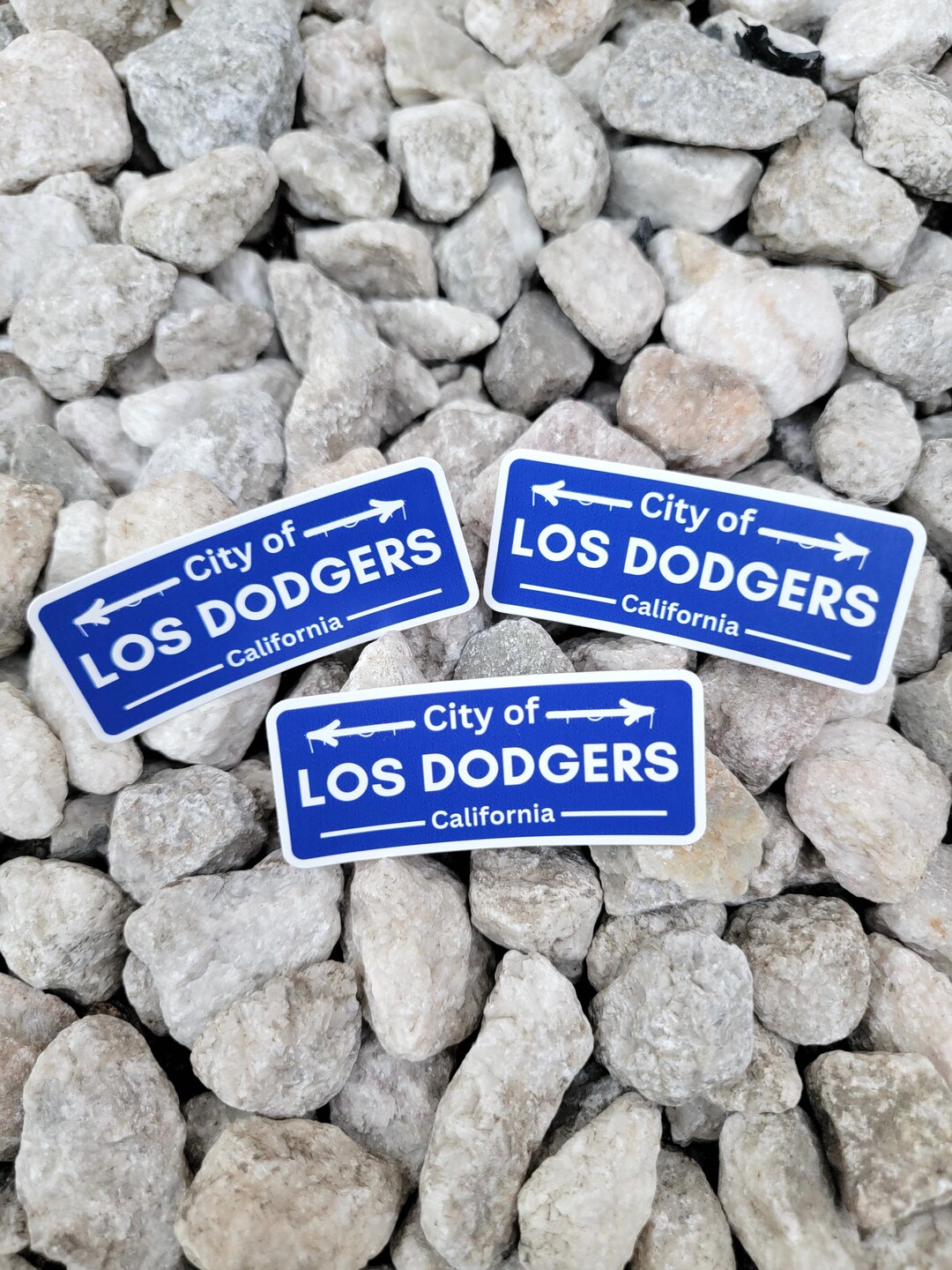 City of Los Dodgers Stickers Set of 3 - Etsy