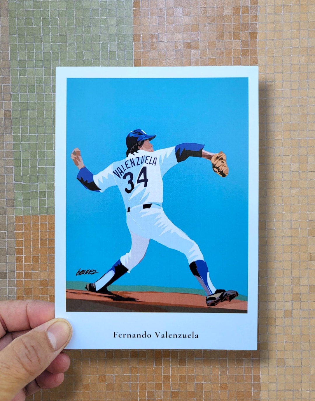 Fernando Valenzuela Small Prints - Etsy