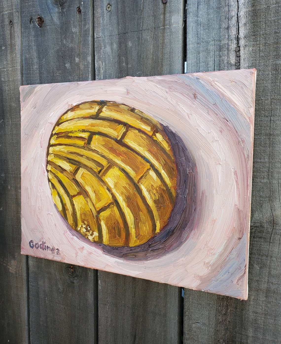 Concha Painting Concha Pan Dulce Mexican Bread Mexican | Etsy