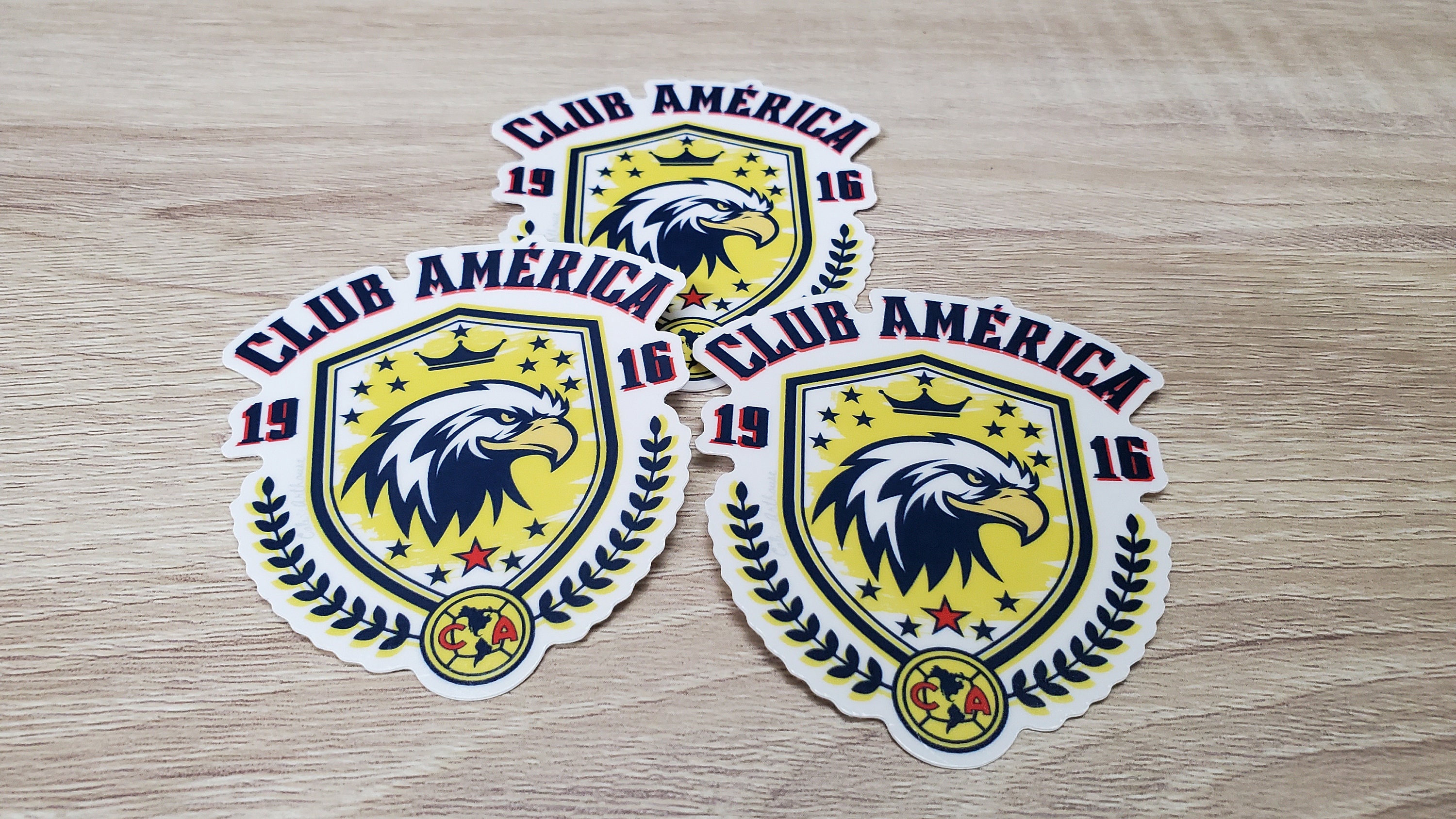 Club America Stickers Set of 3 - Etsy
