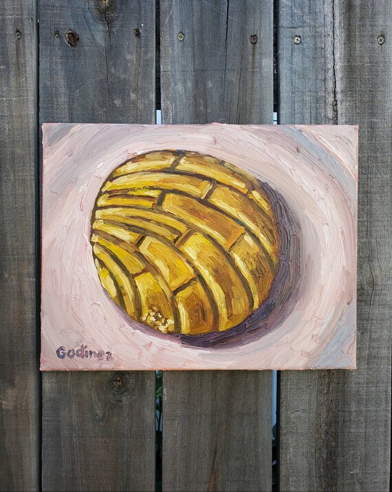 Concha Painting Concha Pan Dulce Mexican Bread Mexican | Etsy