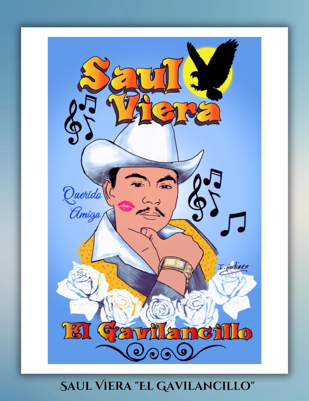 Saul Viera El Gavilancillo - El Gavilancillo - Corridos - Etsy