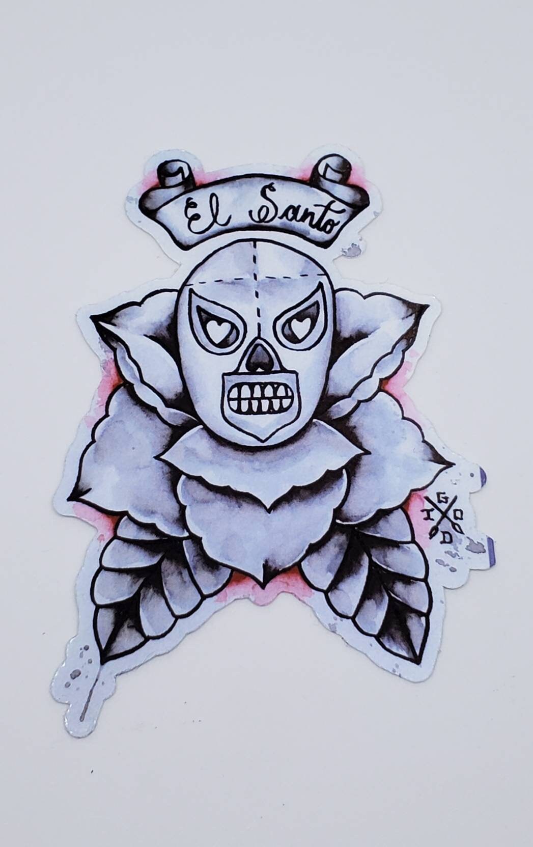 Luchadores Stickers Lucha Libre Stickers El Santo Sticker Blue Demon ...