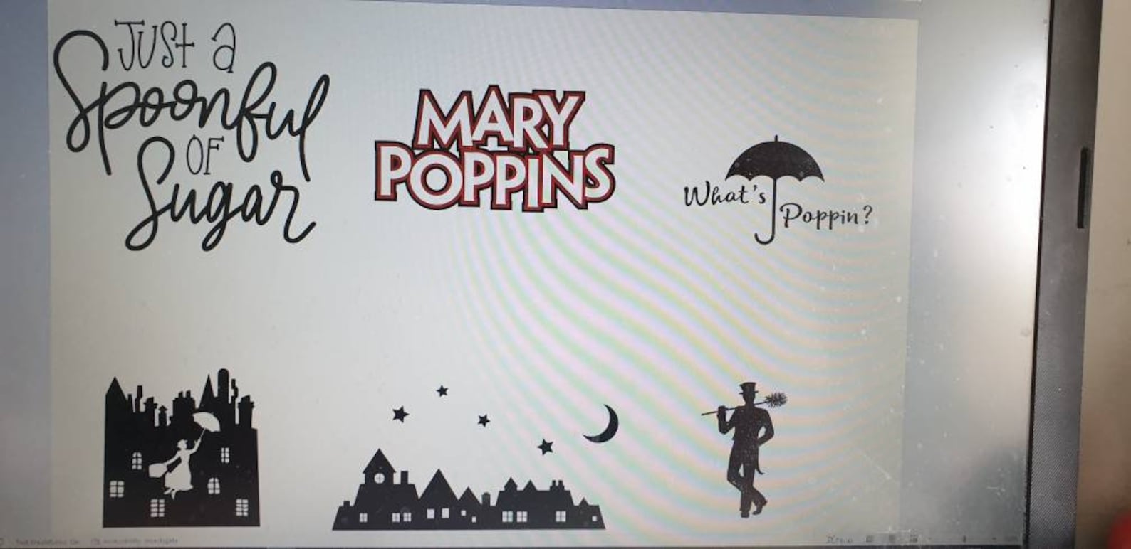 Mary Poppins SVG - Etsy