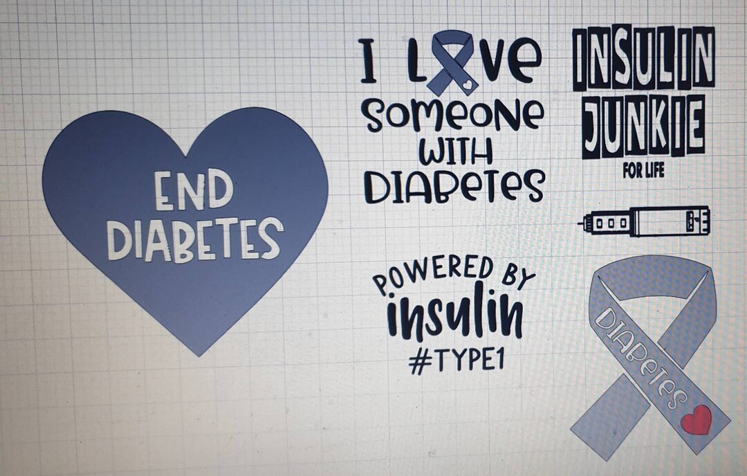 Diabetes SVG - Etsy