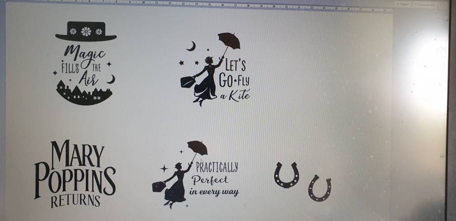 Mary Poppins SVG - Etsy