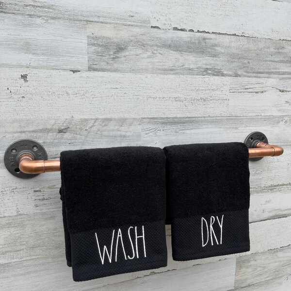 Copper Towel Rack - Etsy