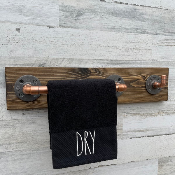 Copper Towel Rack - Etsy