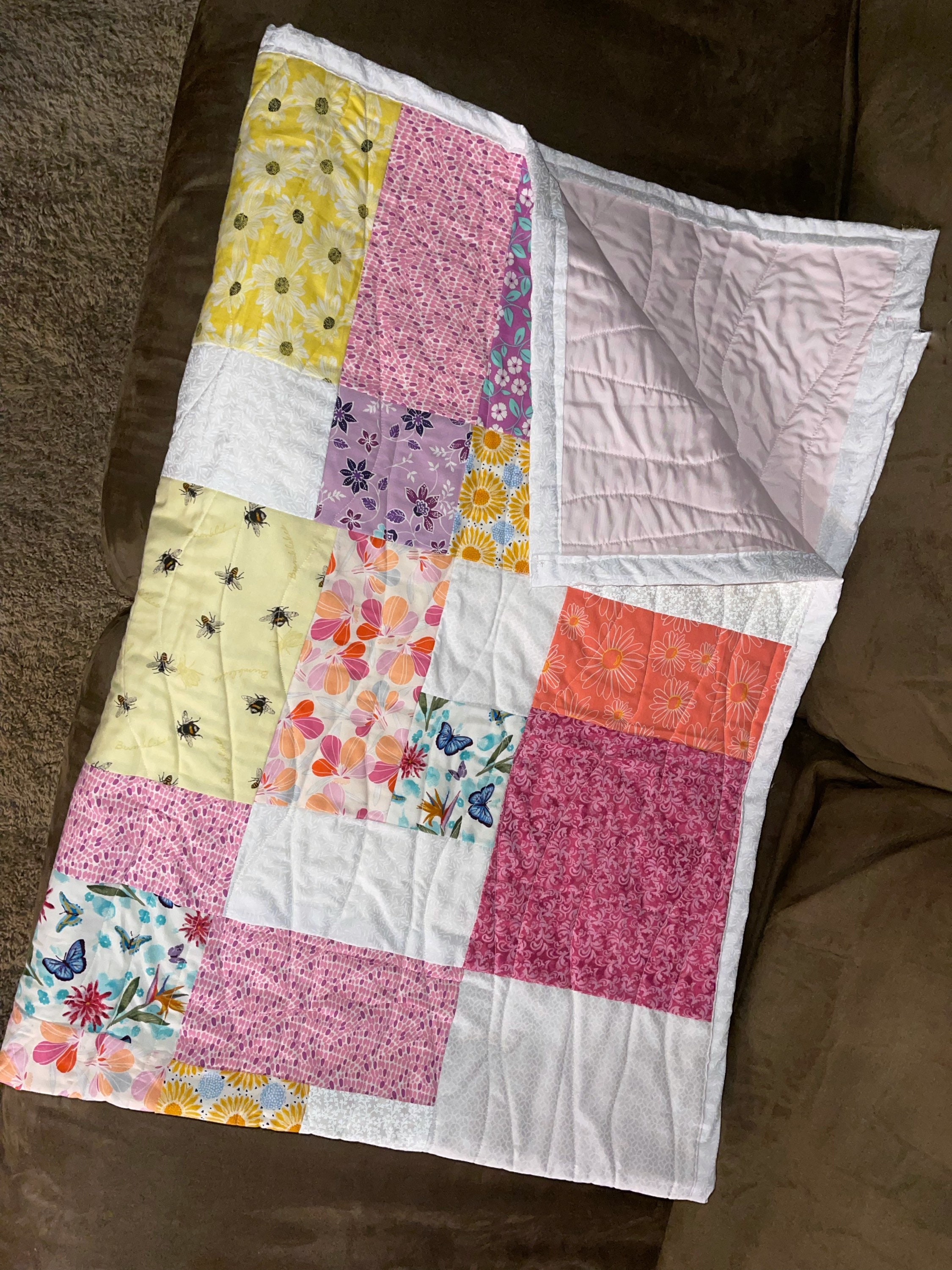 Handmade, Customizable Throw Quilt - Etsy