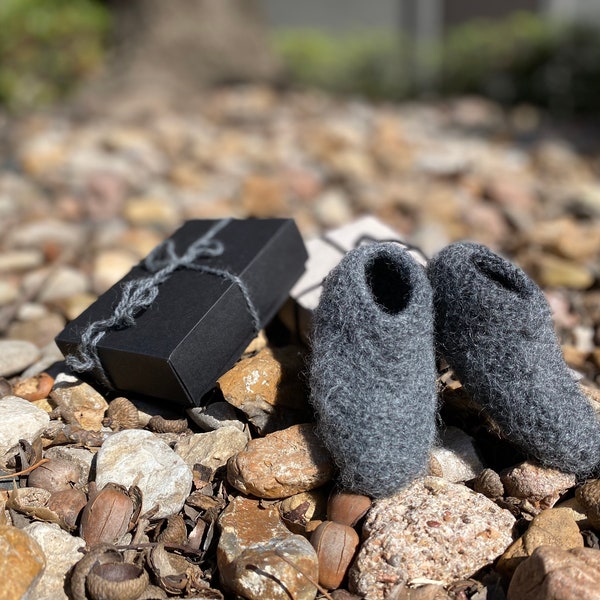 Wool Baby Booties - Etsy