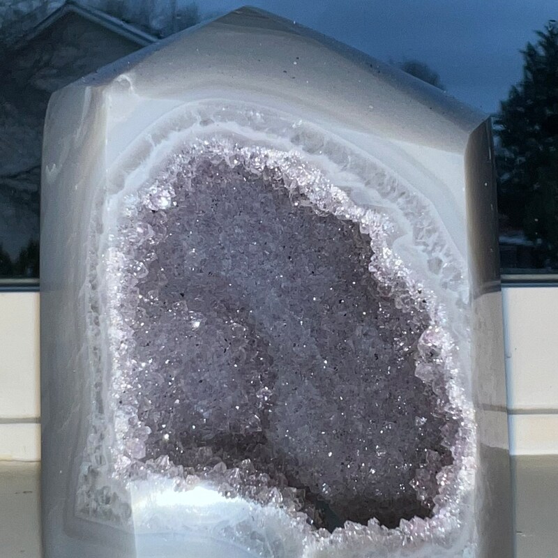 Black Agate Druzy - Etsy