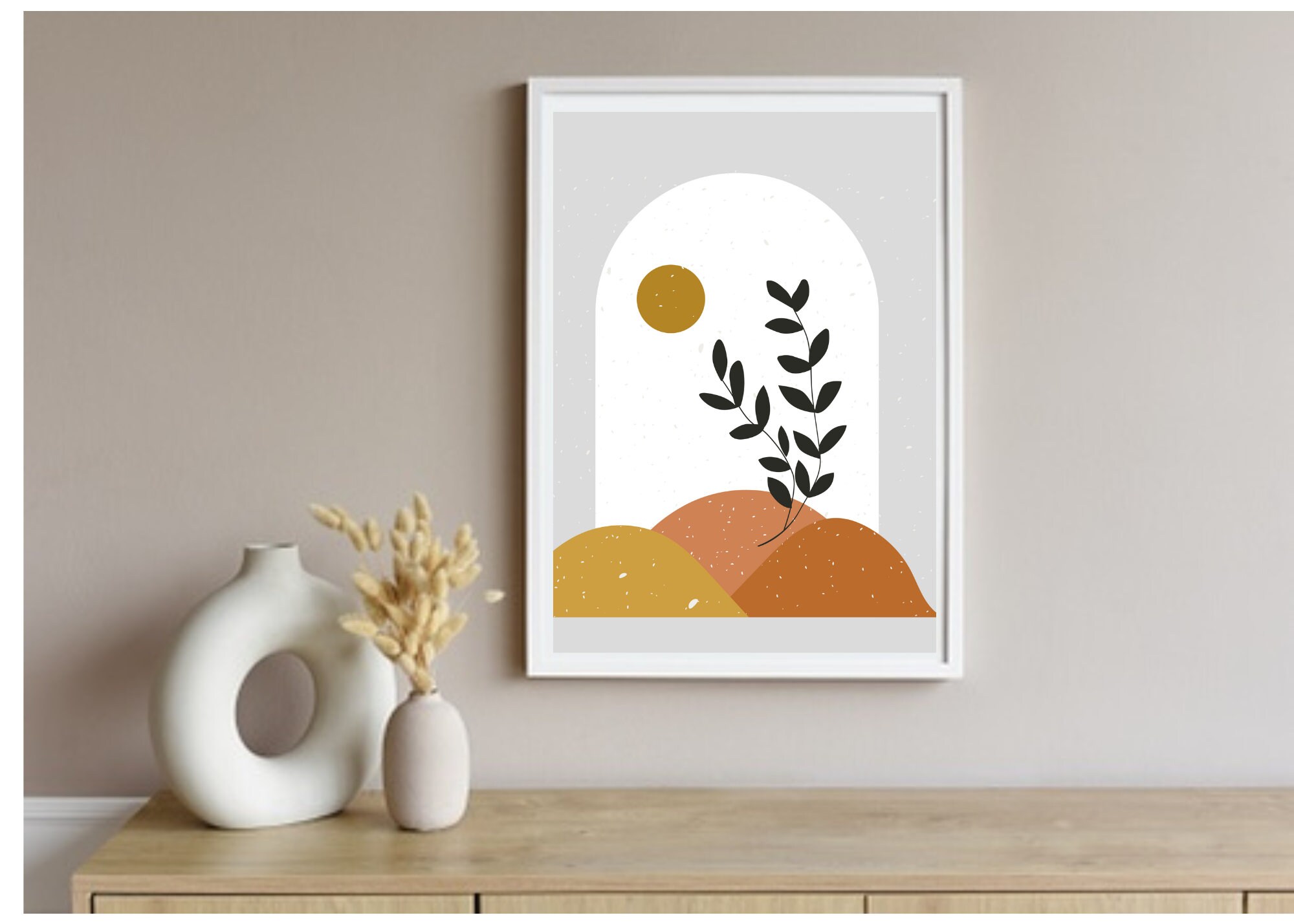 Boho Wall Print | Digital Design | Home Decor - Etsy