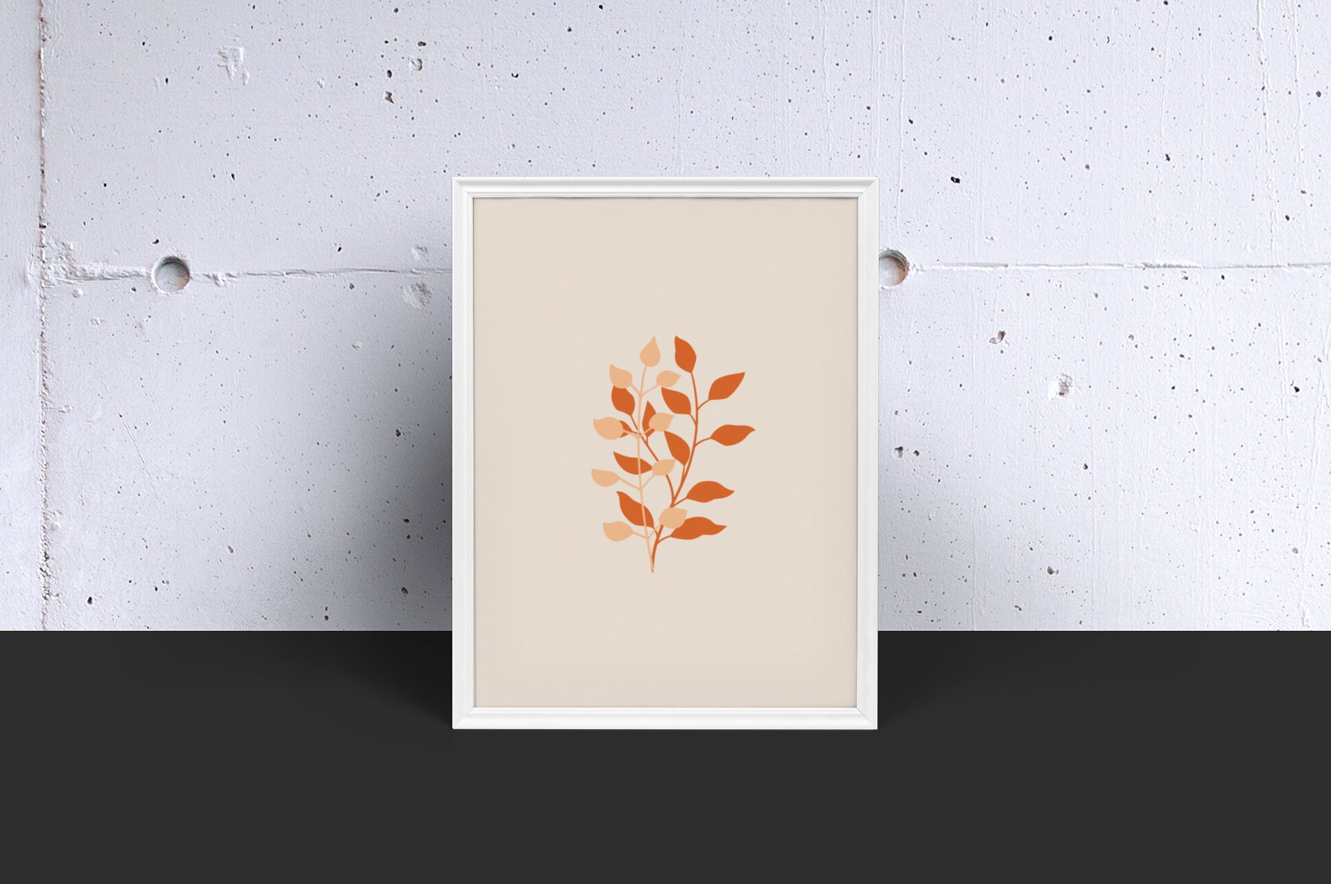 Boho Neutral Floral Wall Art — DIGITAL PRINT - Etsy