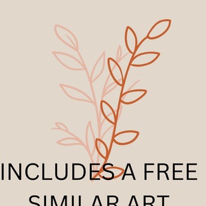 Boho Neutral Floral Wall Art — DIGITAL PRINT - Etsy