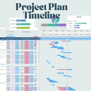 Construction Cost Budget Planner: Project Management Excel Template - Etsy
