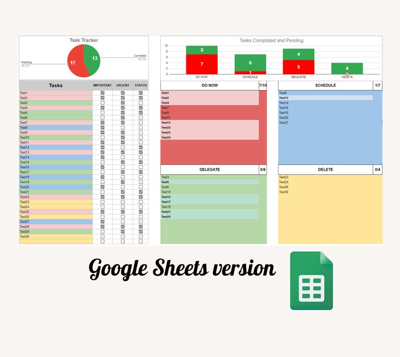 Decision Matrix: Task Priority Monitor, Your Decision Assistant Excel ...