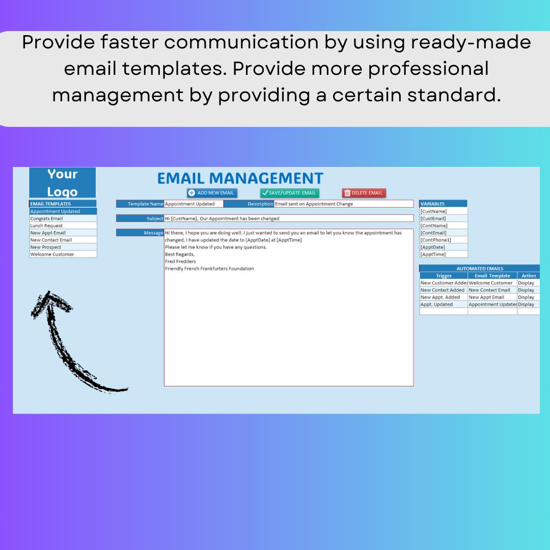 Ultimate Customer Manager | Dynamic Excel Dashboard for Communication ...